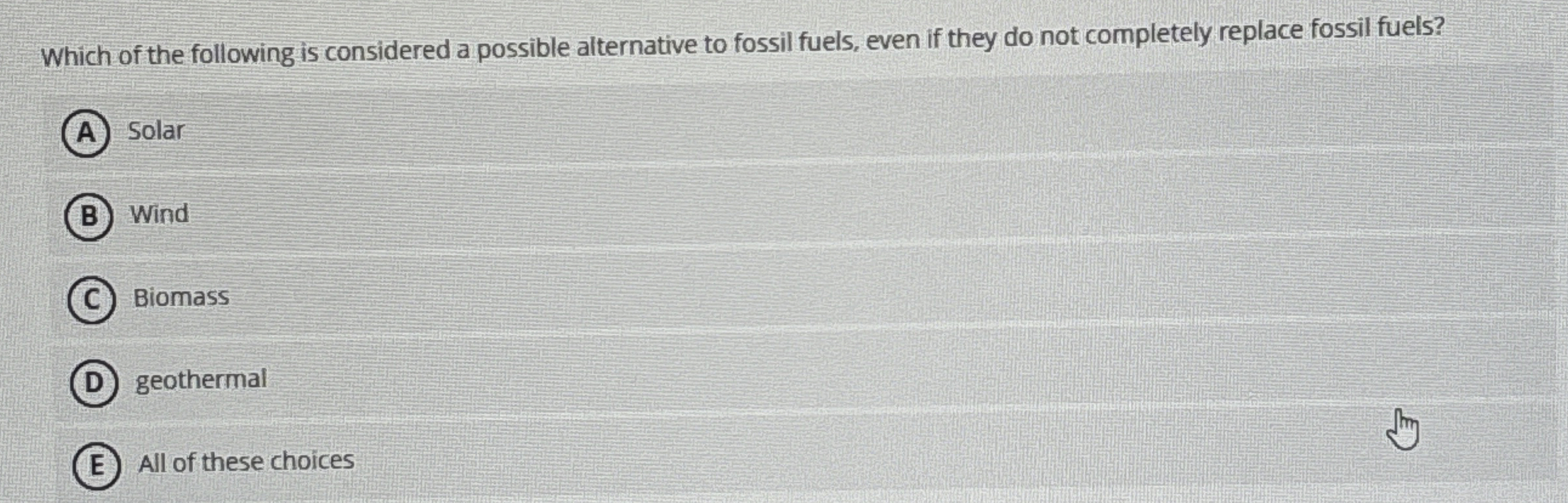 Solved Which of the following is considered a possible | Chegg.com