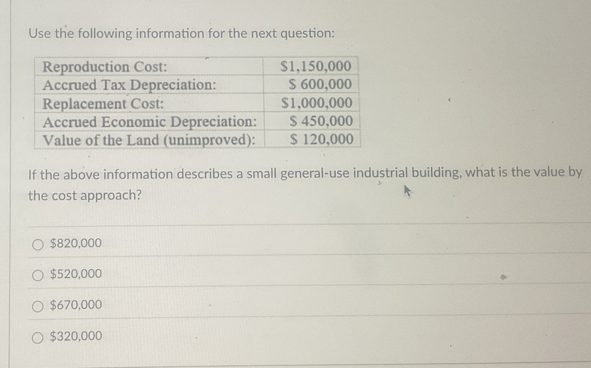Solved Use the following information for the next | Chegg.com