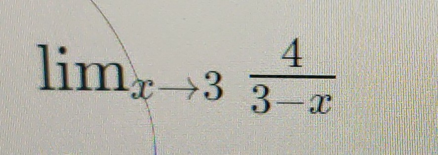 Solved lim.+3 3-2 4 | Chegg.com