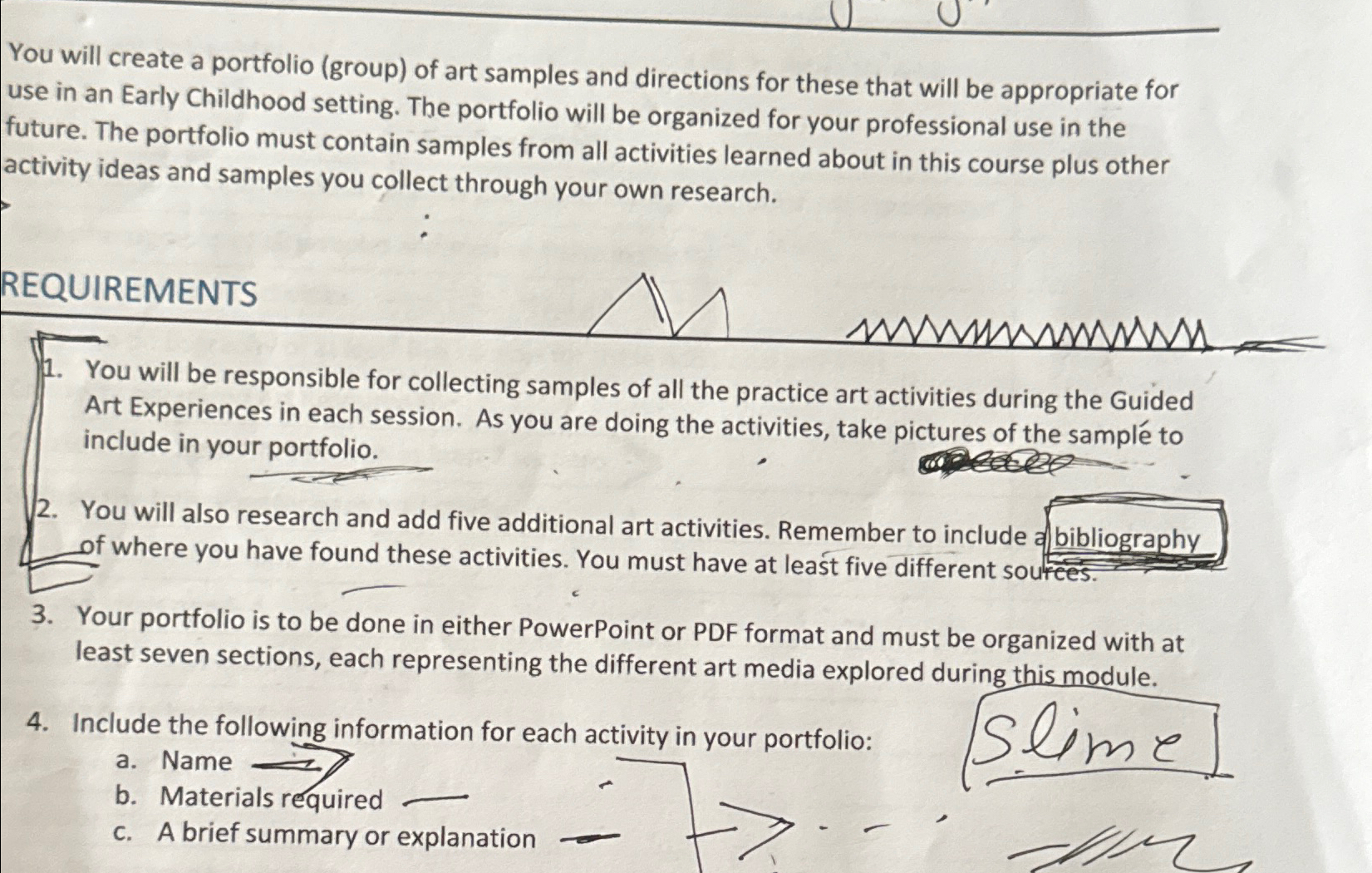 Solved You will create a portfolio (group) ﻿of art samples | Chegg.com