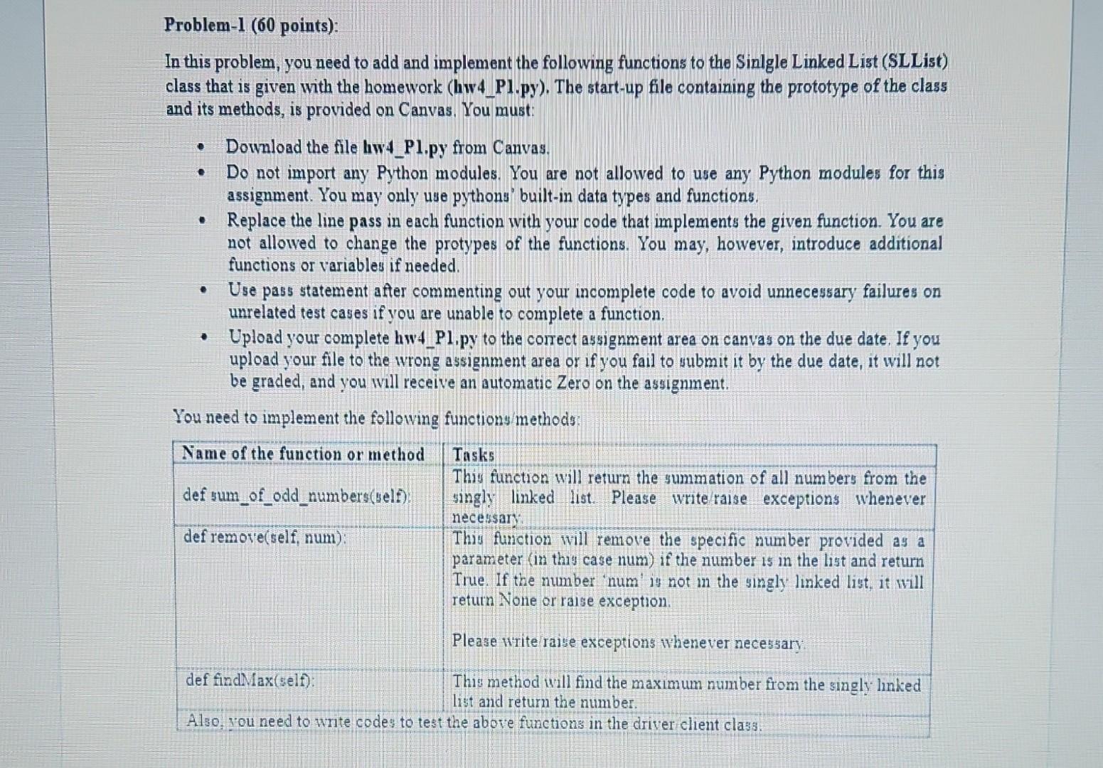 Solved In this problem, you need to add and implement the | Chegg.com