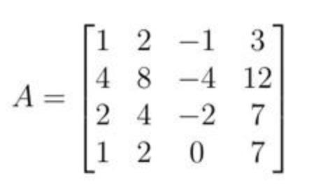 Solved A=⎣⎡14212842−1−4−2031277⎦⎤ une matrice. (a) Combien | Chegg.com