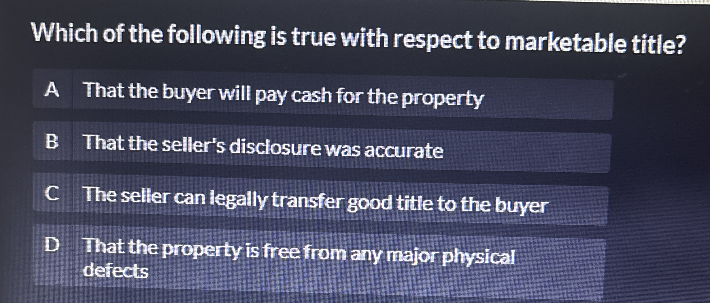 Solved Which of the following is true with respect to | Chegg.com