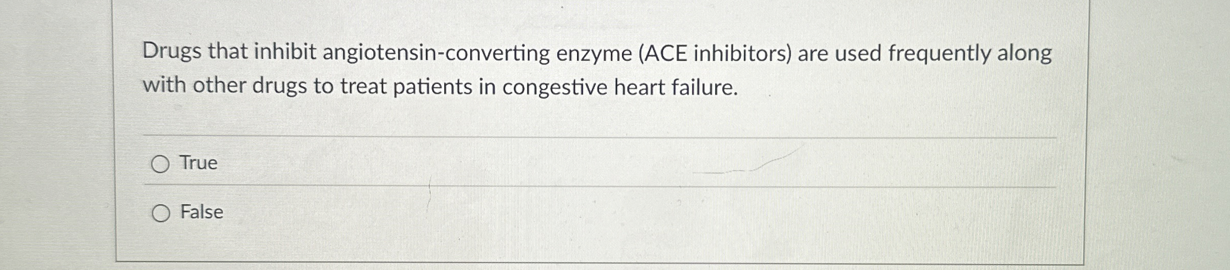Solved Drugs that inhibit angiotensin-converting enzyme (ACE | Chegg.com