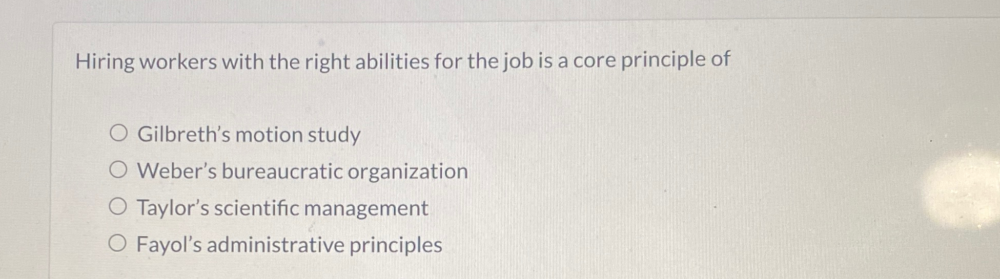 Solved Hiring workers with the right abilities for the job | Chegg.com