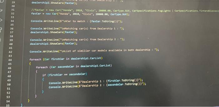 Solved CarType enum Create an enumeration named CarType to | Chegg.com