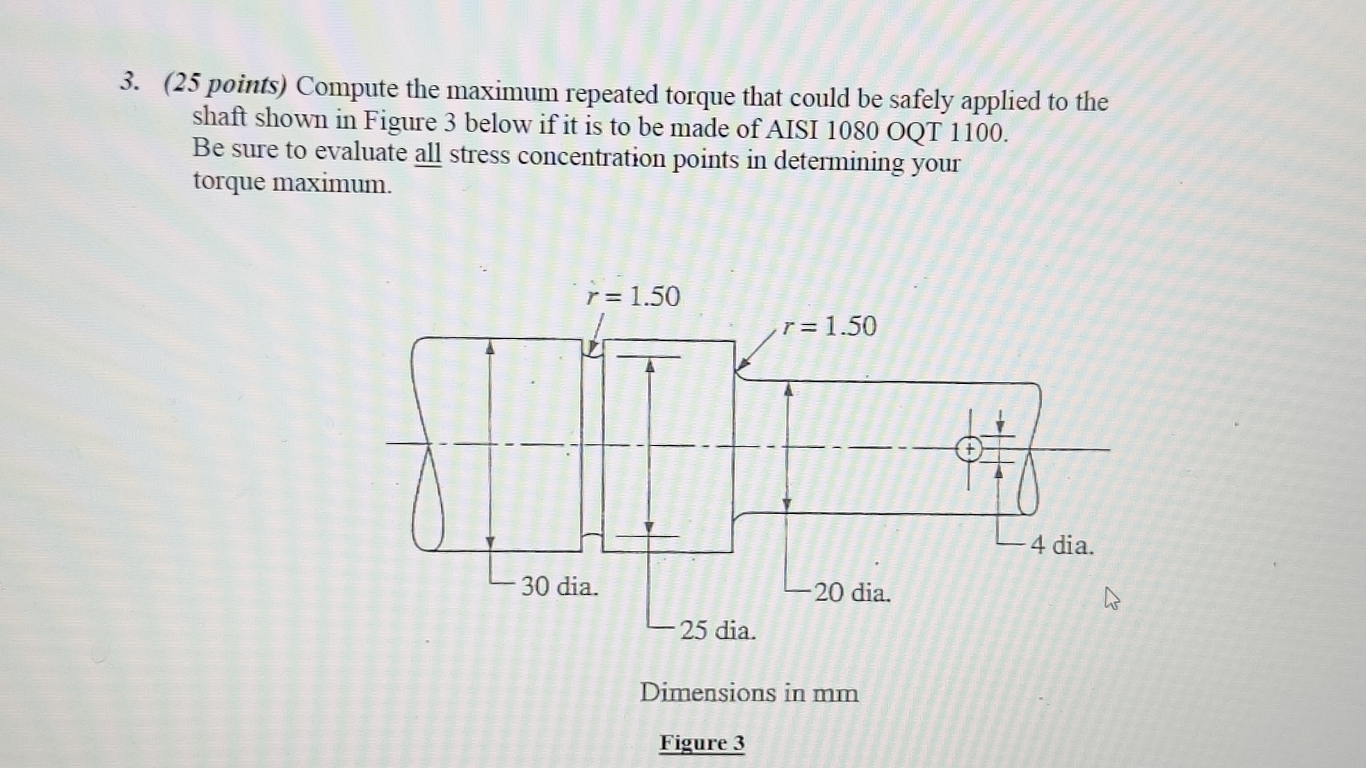 Solved ( 25 ﻿points) ﻿Compute the maximum repeated torque | Chegg.com