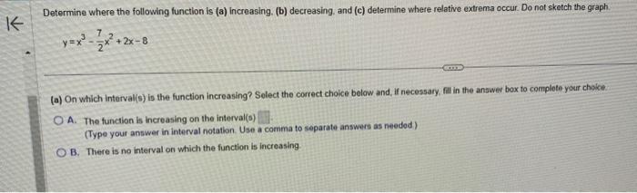 Solved Determine where the following function is (a) | Chegg.com