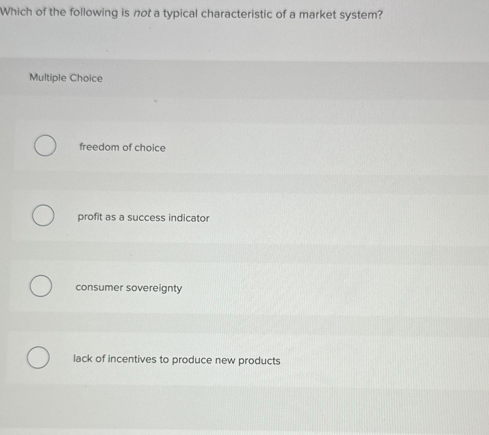 Solved Which of the following is not a typical | Chegg.com