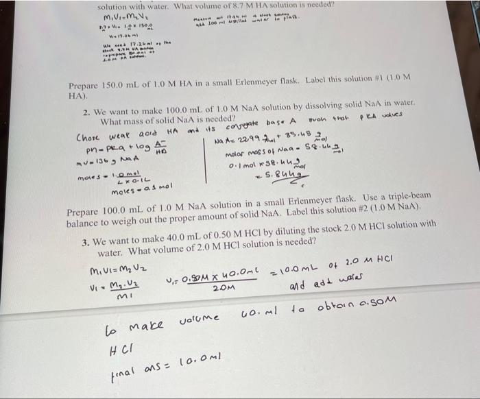 Solved 3.5.4. Calculation of Relative Buffering Capacities | Chegg.com