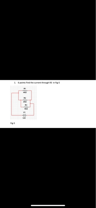 Solved 1. 6 points Find the current through Rings BB: | Chegg.com