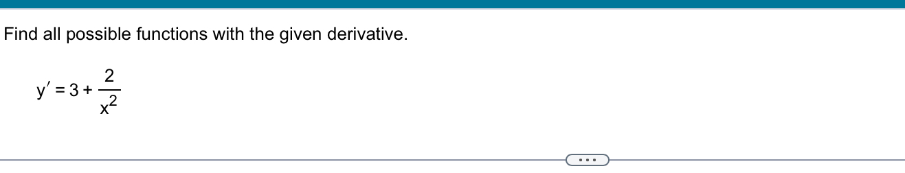 Solved Find all possible functions with the given | Chegg.com