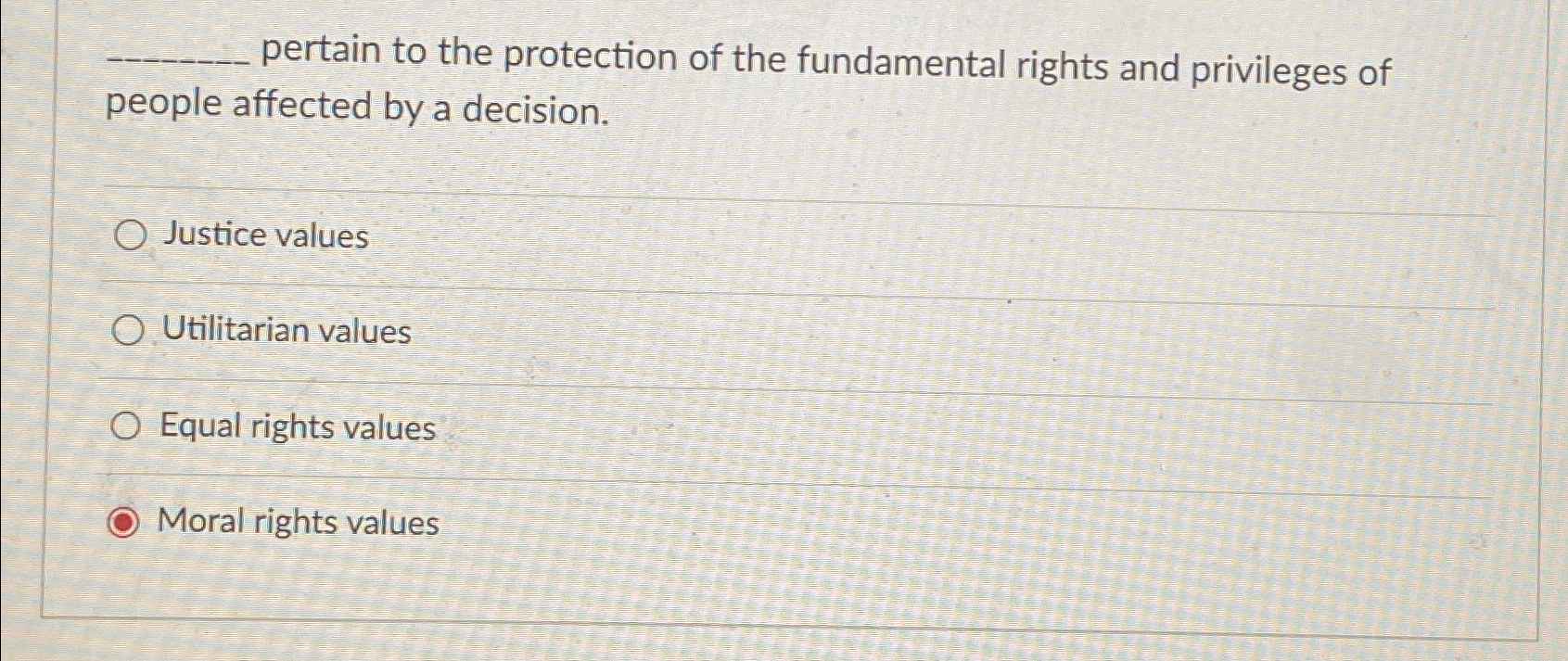 Solved pertain to the protection of the fundamental rights | Chegg.com