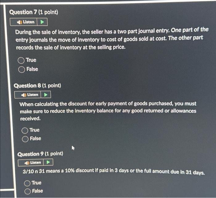 Solved The two inventory systems are perpetual system and | Chegg.com