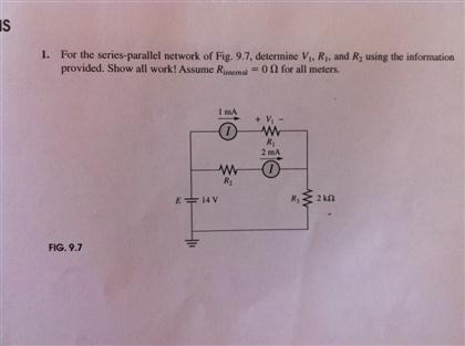 Solved For the series-parallel network of Fig. 9.8, | Chegg.com