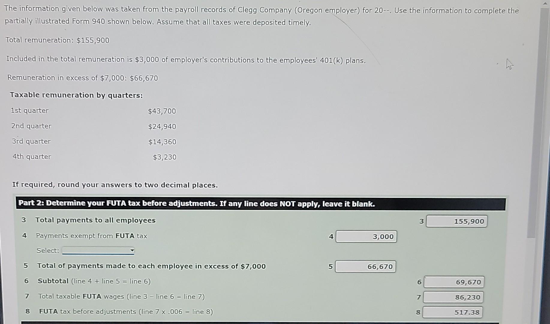 Solved The Information Given Below Was Taken From The Chegg