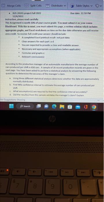 sus 20181 project I all 2022 Due date: 1159 PM | Chegg.com