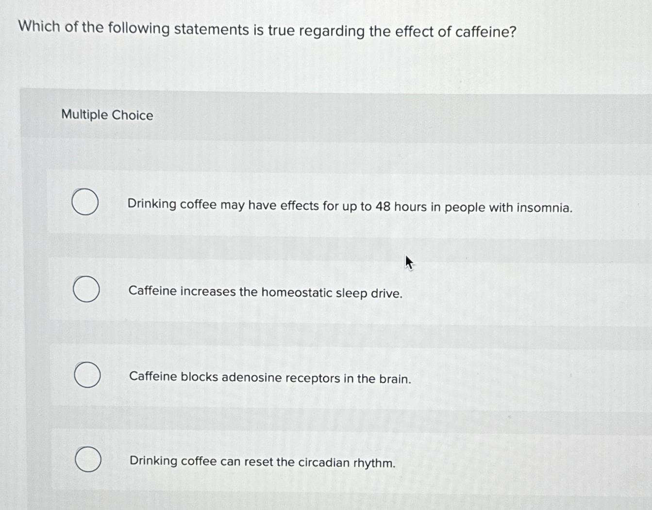 Solved Which of the following statements is true regarding | Chegg.com