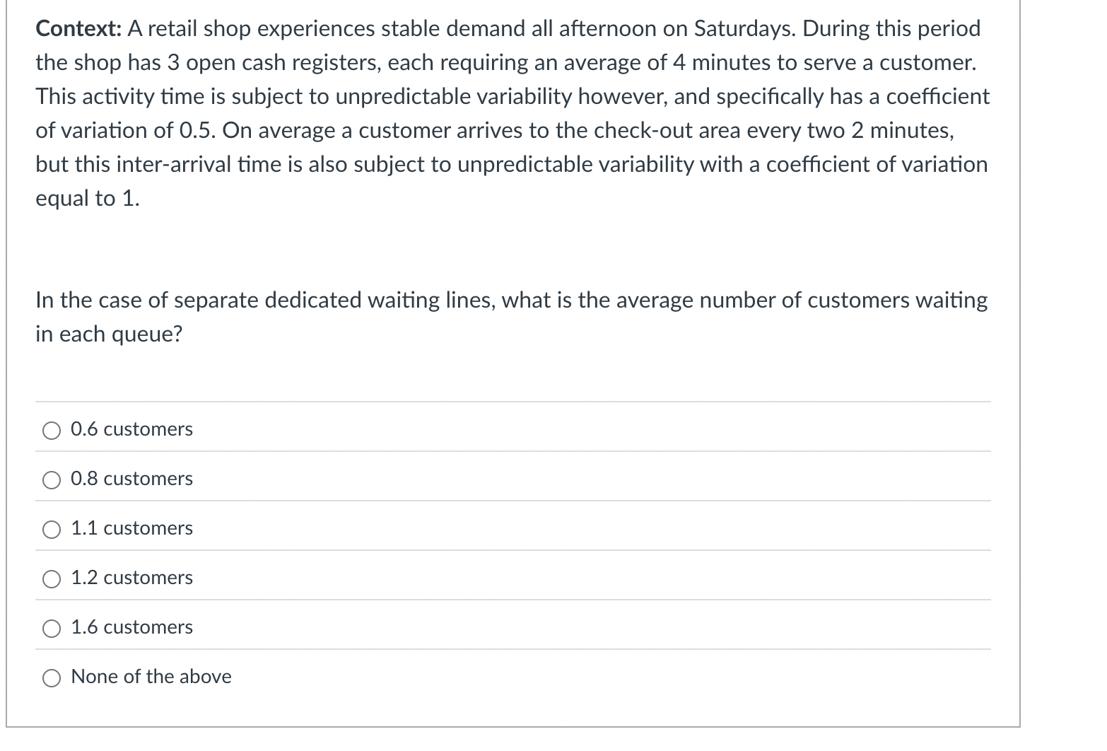 Solved Context: A retail shop experiences stable demand all | Chegg.com