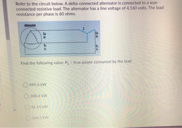 Solved Refer to the circuit below. A delta-connected | Chegg.com