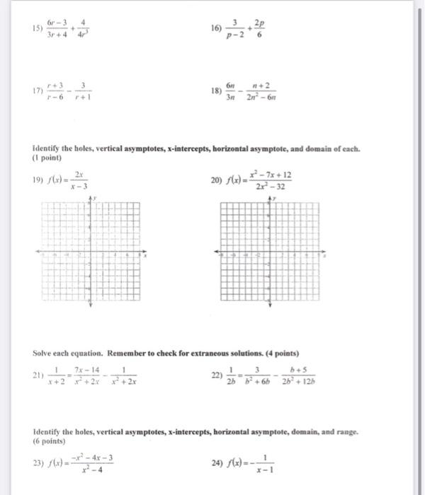 Solved Name IL Date Period Advanced Algebra Unit 4a Review | Chegg.com