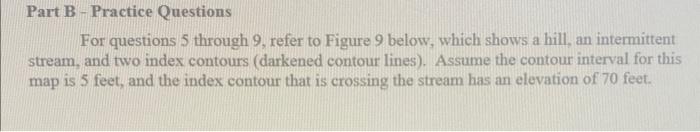 Solved Part B - Practice Questions For questions 5 through 9 | Chegg.com