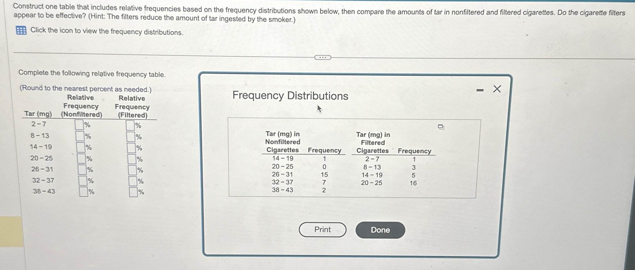 Construct one table that includes relative | Chegg.com Construct one table that includes relative | Chegg.com