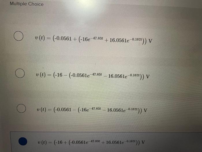 Solved Solve using a method without using laplace transform. | Chegg.com