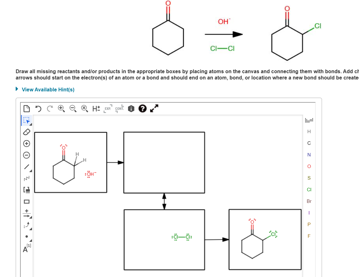 Solved Draw all missing reactants and/or products in the | Chegg.com