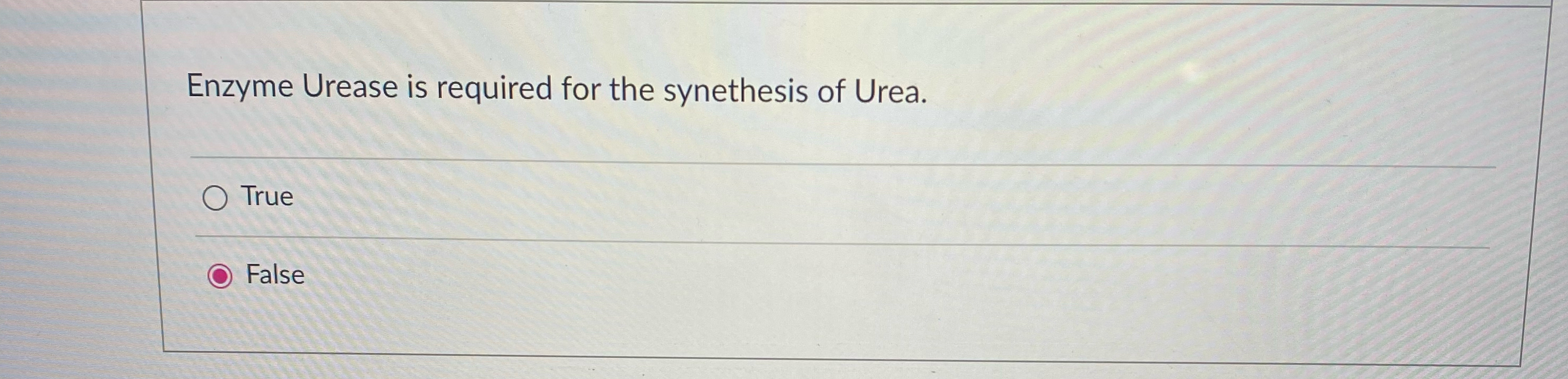 Solved Enzyme Urease is required for the synethesis of | Chegg.com