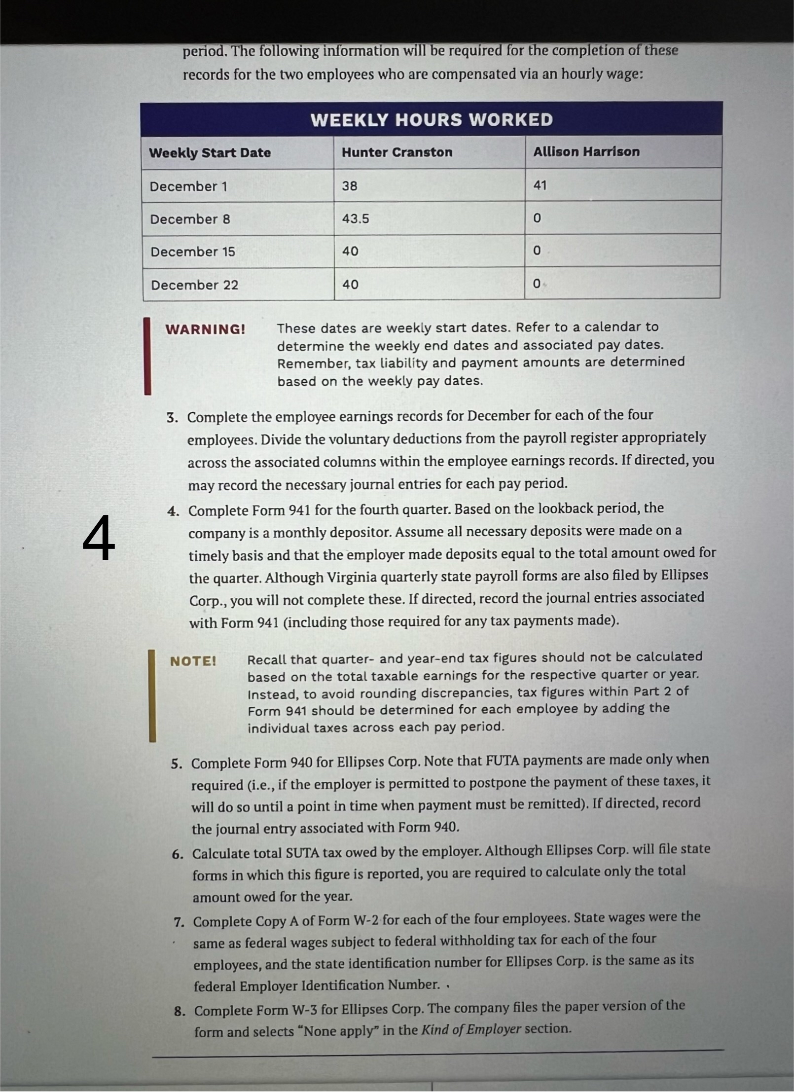 One-Month Project: Ellipses Corp.Ellipses Corp. is a | Chegg.com
