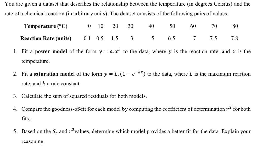 Solved You are given a dataset that describes the | Chegg.com