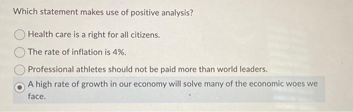Solved How is the most efficient economic outcome | Chegg.com