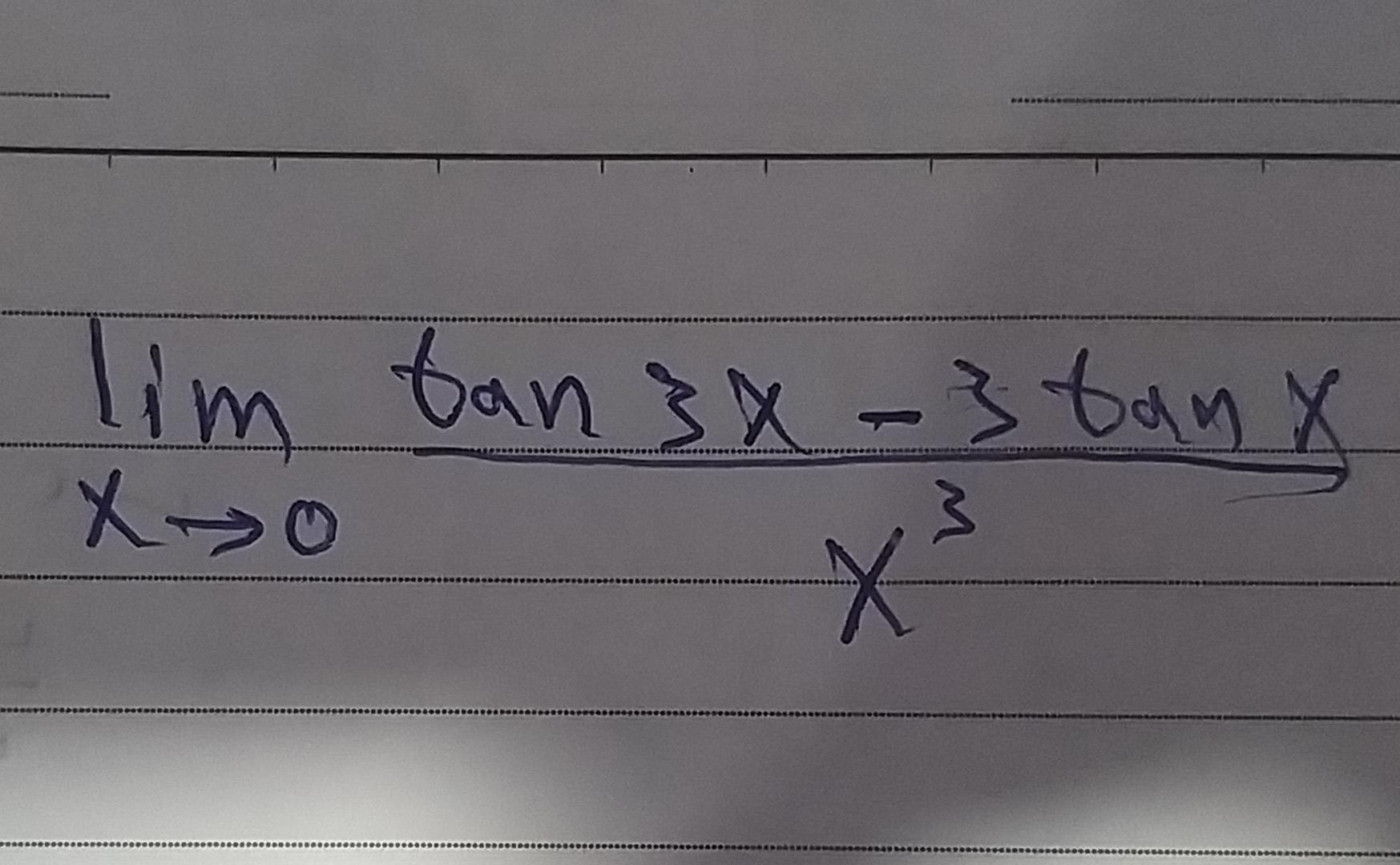 Solved lim tan 3X-3 tanx Xo x X 3 ....GOOOOD. | Chegg.com