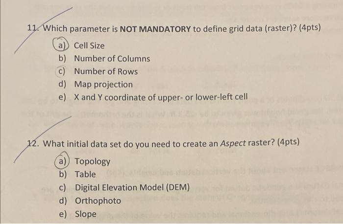 Solved these are all question about gis pro please answer | Chegg.com