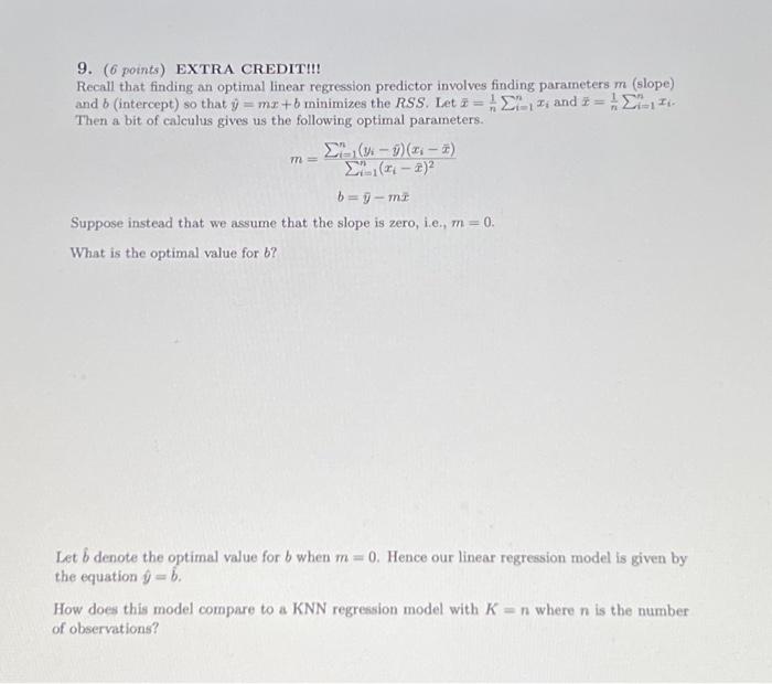 Solved 9 6 Points Extra Credit Recall That Finding An 