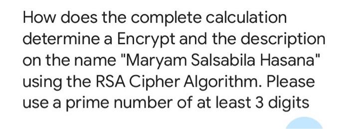 Solved please help anyone who understand cryptography😭How | Chegg.com