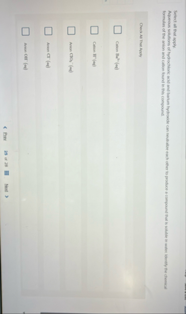 Solved Select all that apply.Aqueous solutions of | Chegg.com