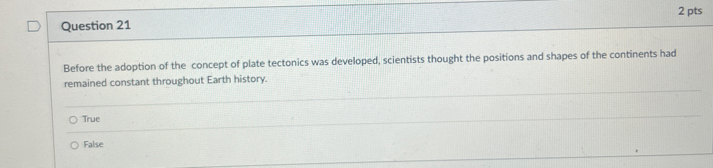 Solved Question 212 ﻿ptsBefore the adoption of the concept | Chegg.com