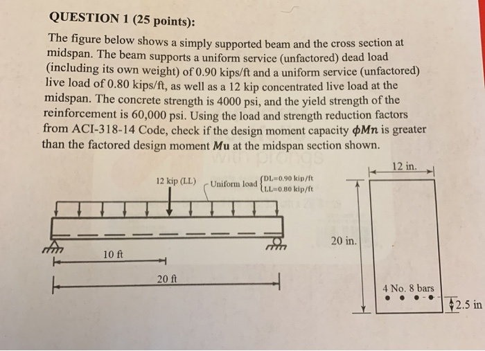 Solved QUESTION 1 (25 points): The figure below shows a | Chegg.com