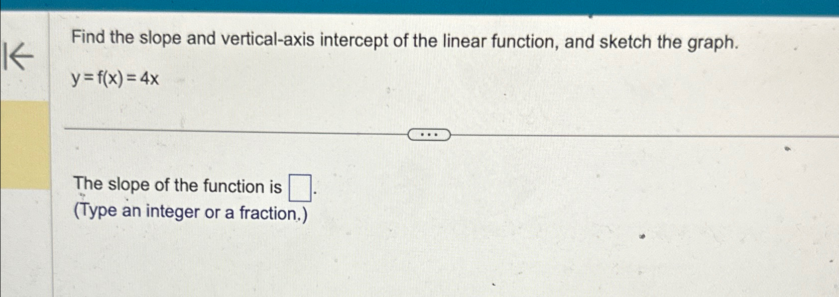 Solved Find the slope and vertical-axis intercept of the | Chegg.com