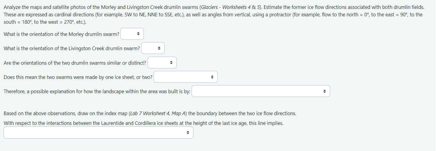 Solved Analyze the maps and satellite photos of the Morley | Chegg.com