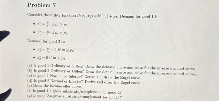 Solved Problem 1 Use the Lagrangian method to maximize | Chegg.com