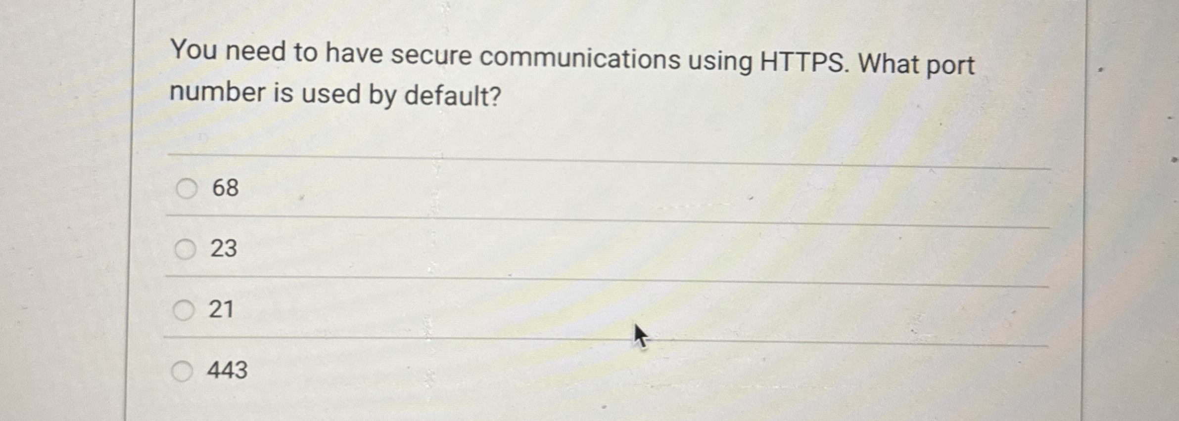 Solved You need to have secure communications using HTTPS. | Chegg.com