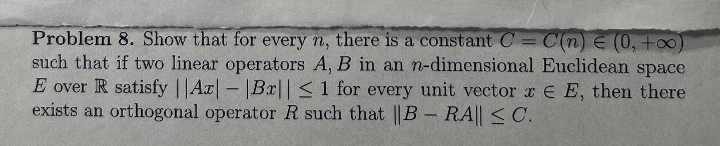 Solved Problem 8. ﻿Show that for every n, ﻿there is a | Chegg.com