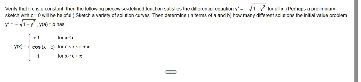 Solved Verify that if c is ﻿a constant, then the following | Chegg.com