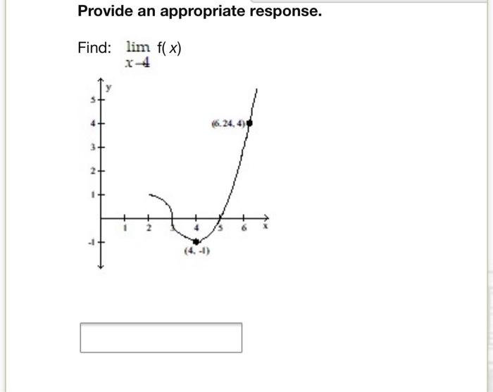 Solved Provide an appropriate response. Find: | Chegg.com