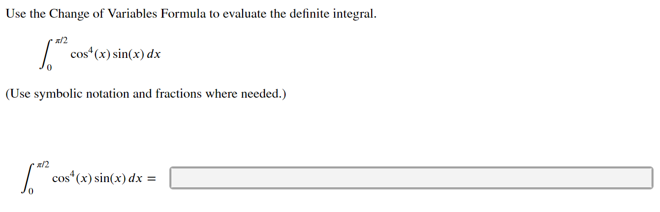 Solved Use the Change of Variables Formula to evaluate the | Chegg.com