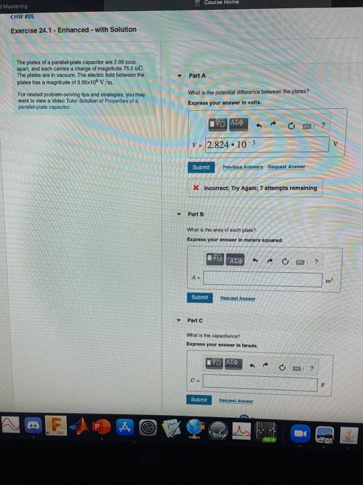 Solved Course Home Mastering | Chegg.com