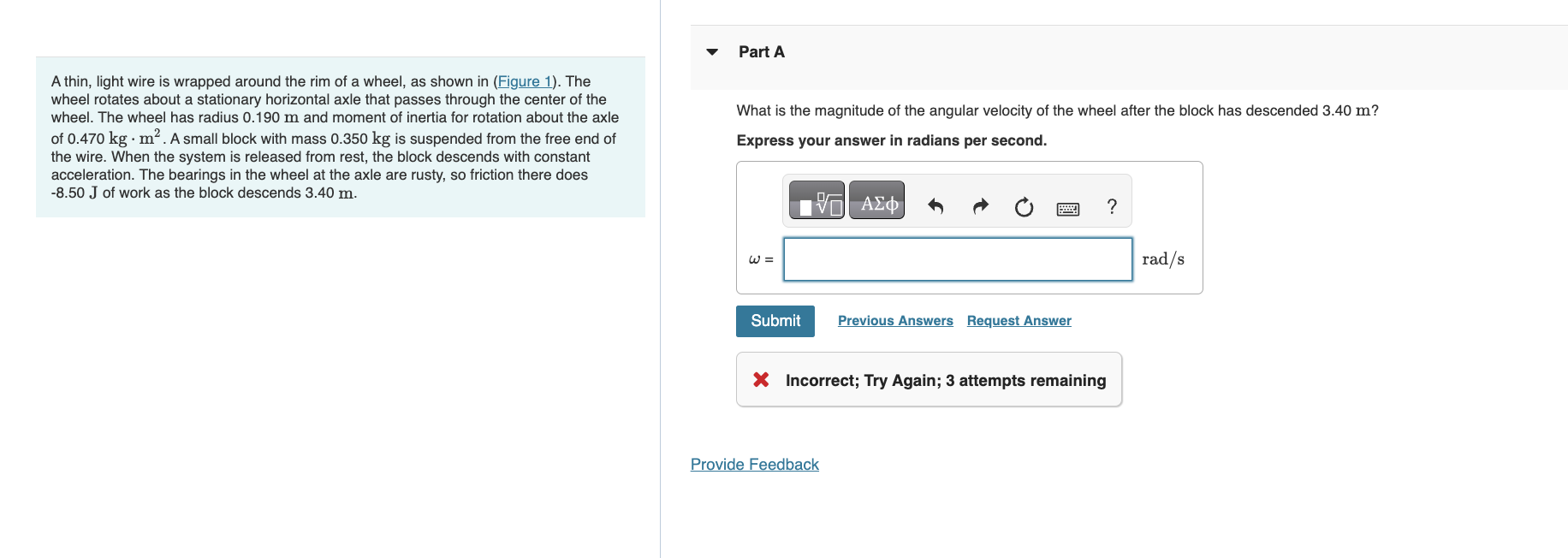Solved A thin, light wire is wrapped around the rim of a | Chegg.com